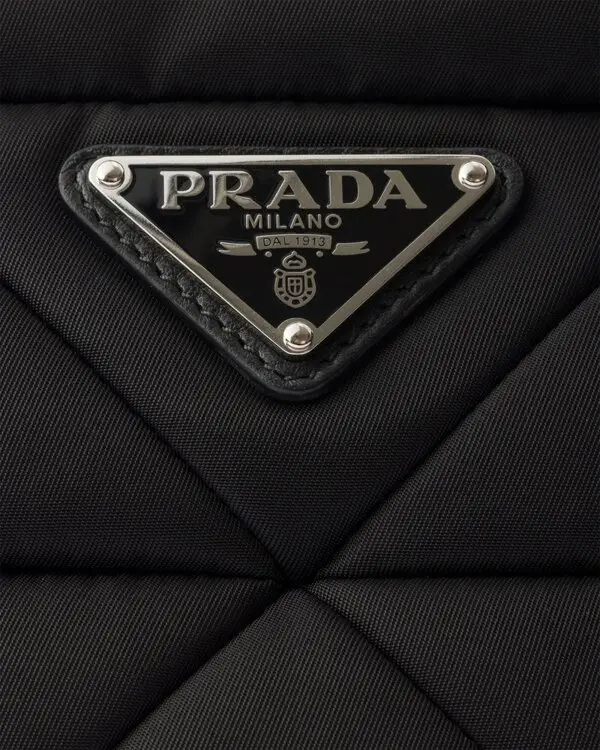 Prada Nappa Leather Double Handle Shoulder Bag