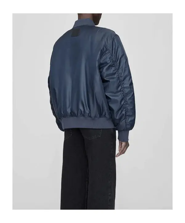 ANINE BING Leon Zip-up Bomber Jacket