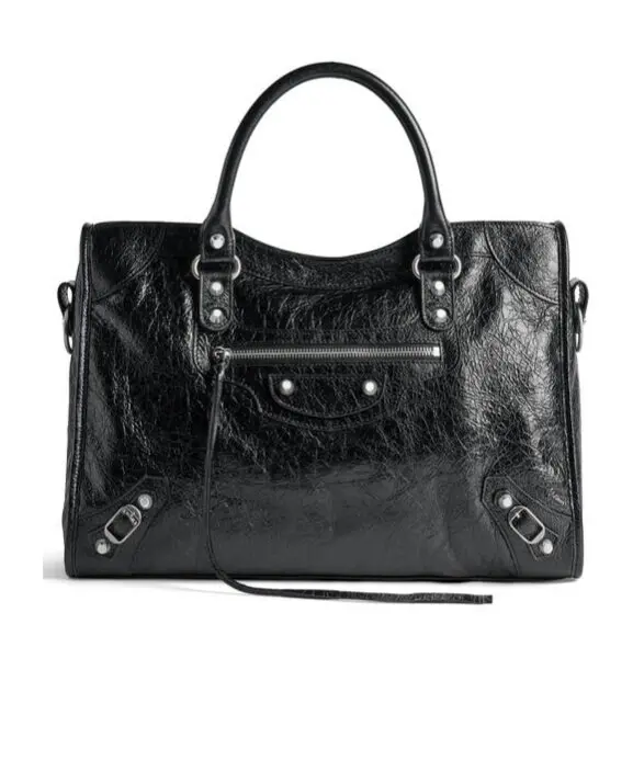 Balenciaga Le City Medium Tote Bag - Black