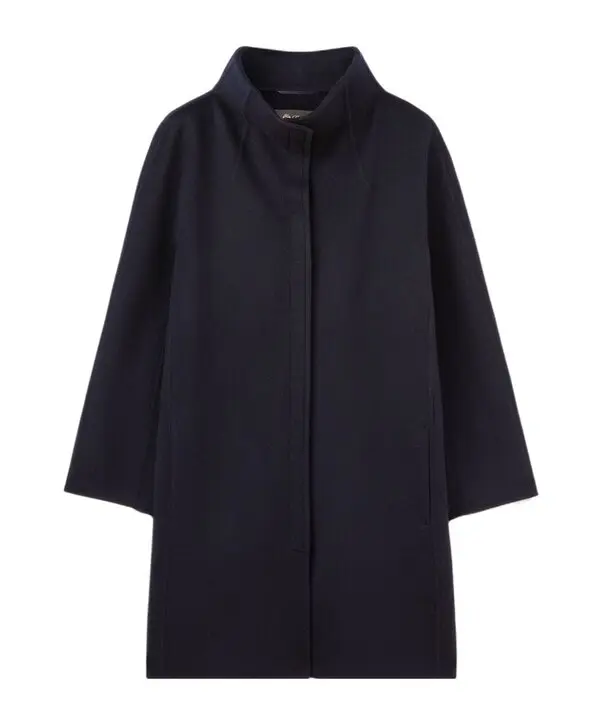 Loro Piana Roadden Cashmere Coat - Navy Blue