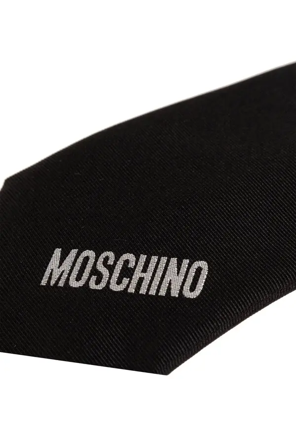 Moschino Jacquard Satin Tie