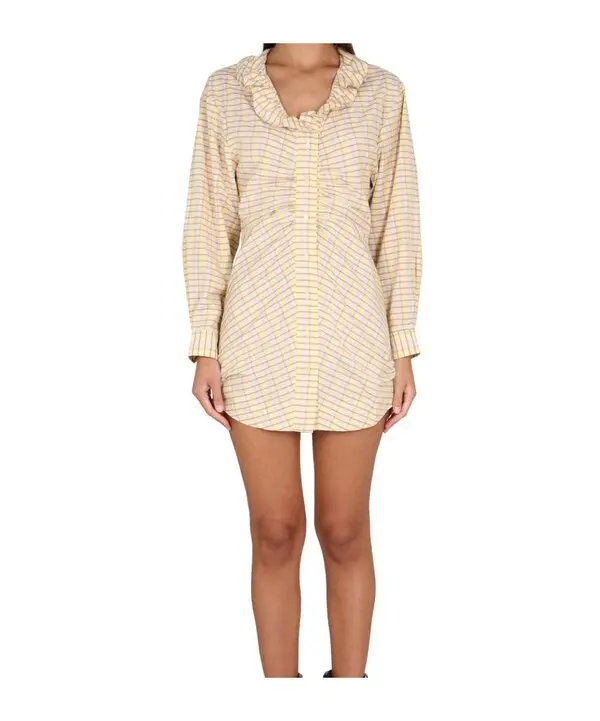 Isabel Marant Étoile Long Sleeve Dress - Nude