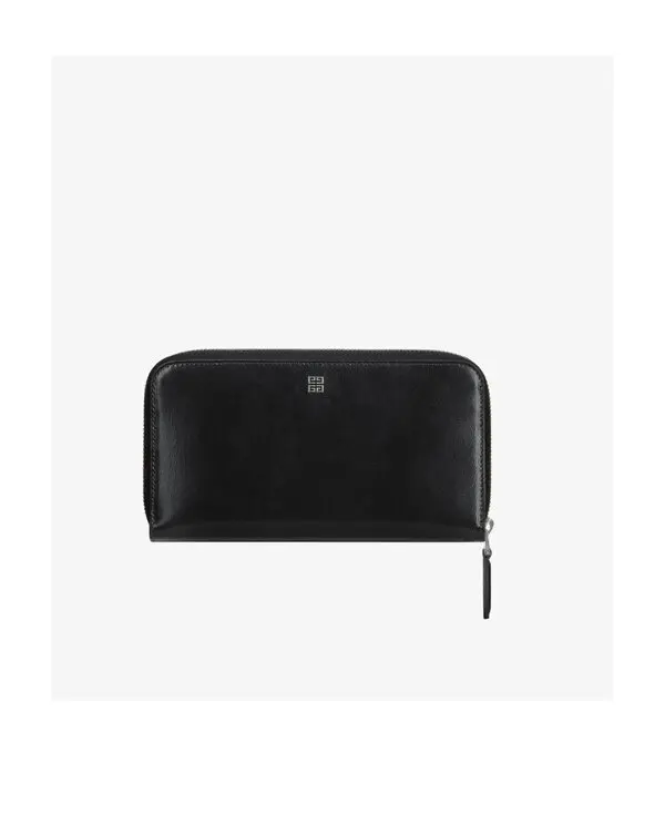 Givenchy Antigona Zipped Wallet In Box Leather