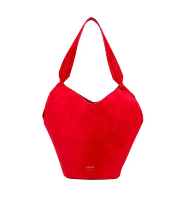 Khaite Mini Lotus Tote Bag - Red