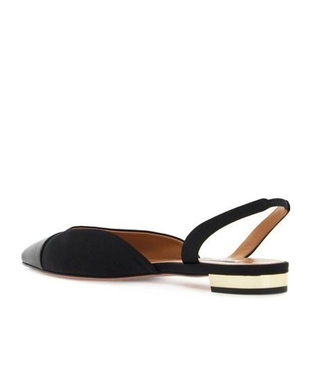 AQUAZZURA Milanese Slingback Flat Shoes