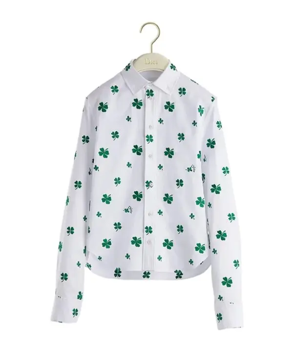 Dior Embroidered Blouse - White