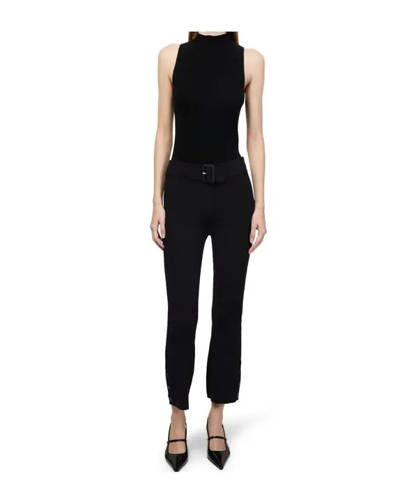 COURREGES Capri Rib Knit Pants