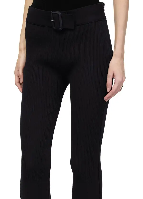 COURREGES Capri Rib Knit Pants