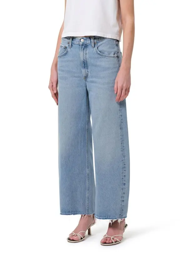 AGOLDE Low Curve Fray Jeans
