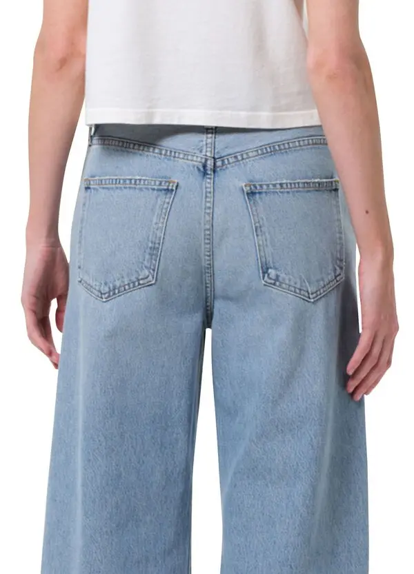 AGOLDE Low Curve Fray Jeans