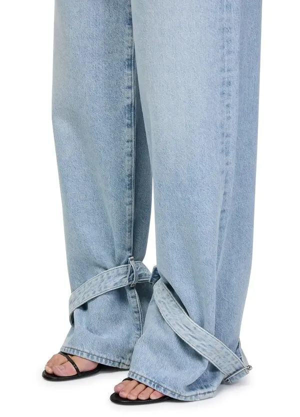 AGOLDE Straight Leg Jeans With Fitted Hem