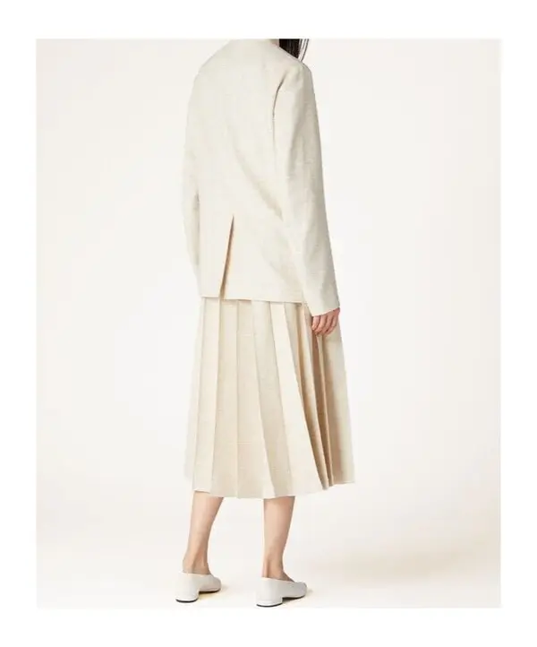 Loro Piana Pleated Midi Skirt