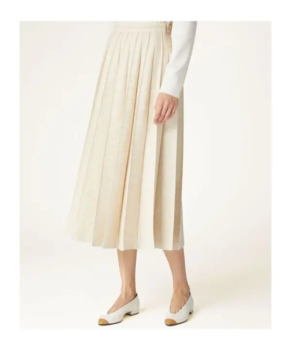 Loro Piana Pleated Midi Skirt