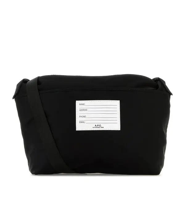A.p.c. Logo Printed Zipped Shoulder Bag