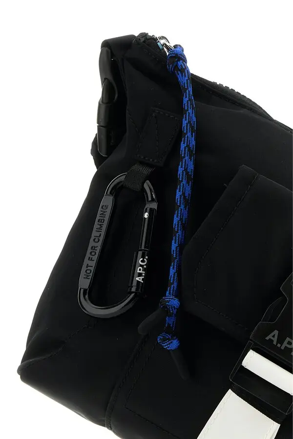 A.p.c. Logo Printed Zipped Shoulder Bag