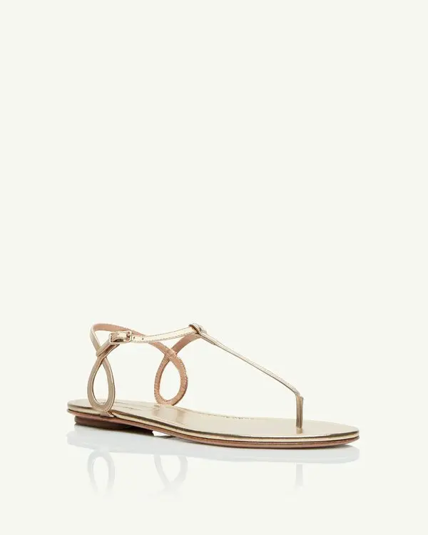 AQUAZZURA Buckle Detailed Open Toe Sandals