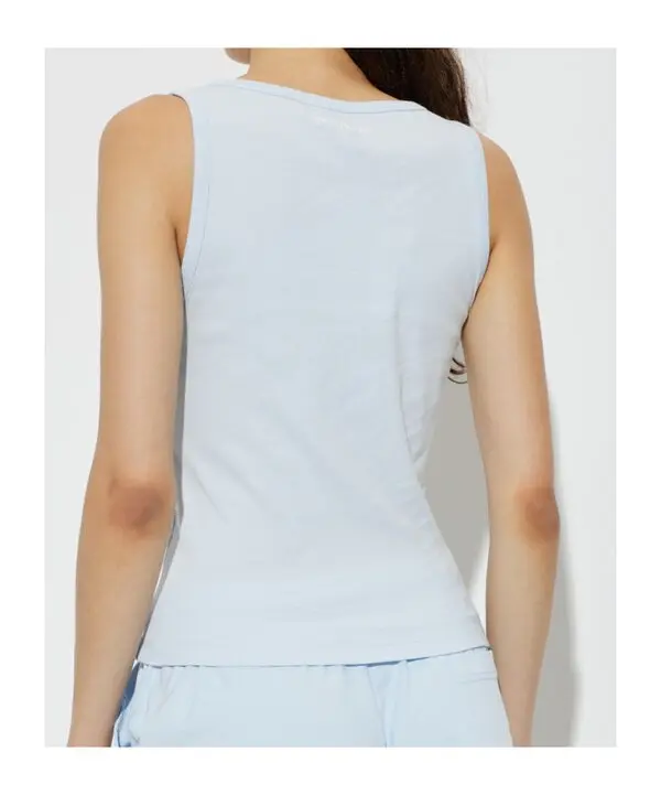 SPORTY  RICH Sporty & Rich Sleeveless Vest With Ny Logo