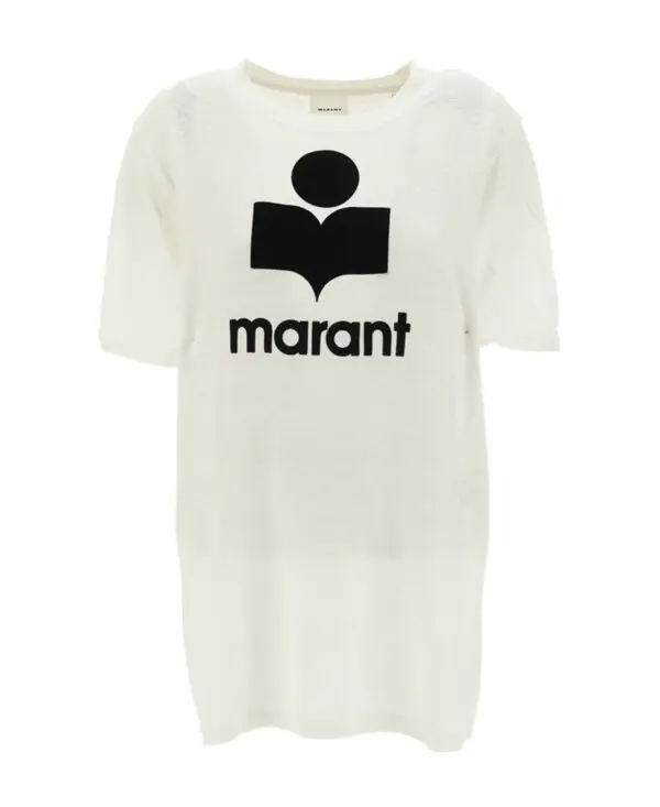 Isabel Marant Étoile Logo Printed Crewneck T-shirt