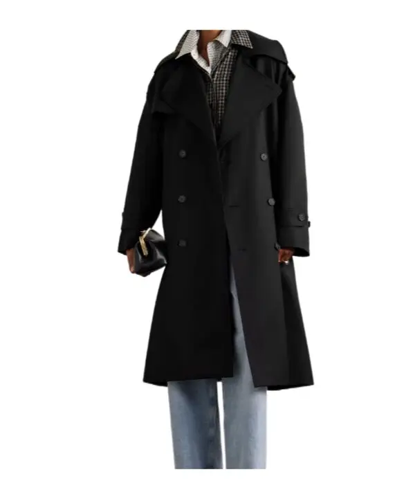 THE FRANKIE SHOP Double-breasted Trench Coat