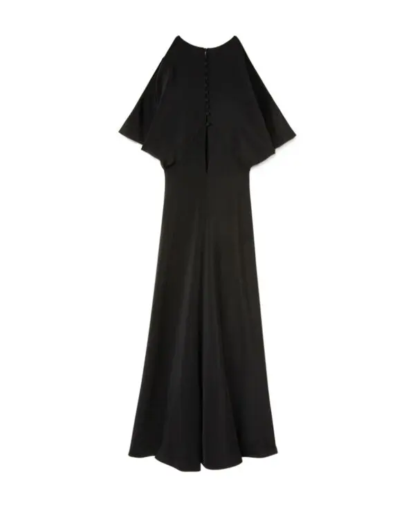 Loro Piana V-neck High-waist Dress