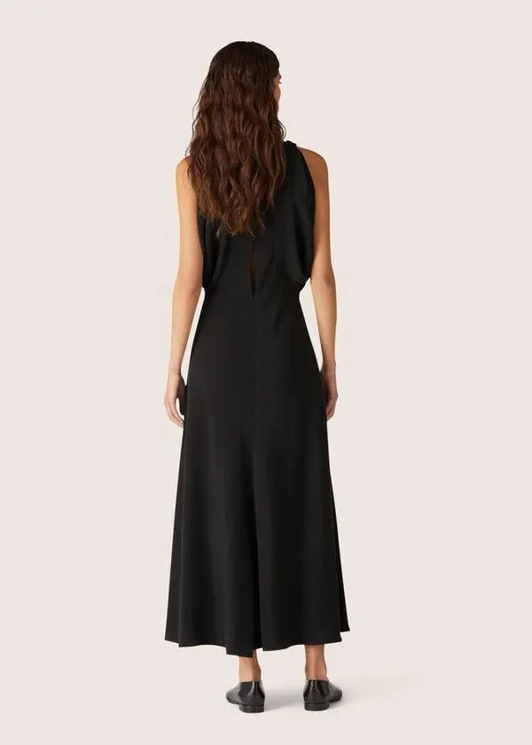 Loro Piana V-neck High-waist Dress