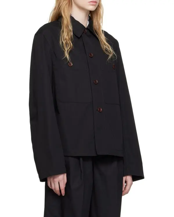 LEMAIRE Long-sleeved Buttoned Overshirt