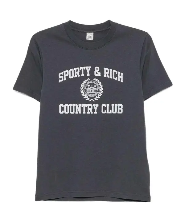 SPORTY  RICH Sporty & Rich Short Sleeve Crewneck T-shirt