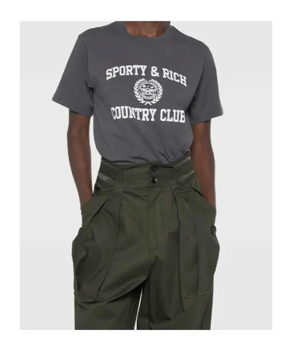 SPORTY  RICH Sporty & Rich Short Sleeve Crewneck T-shirt