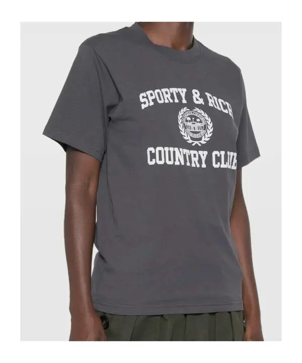 SPORTY  RICH Sporty & Rich Short Sleeve Crewneck T-shirt