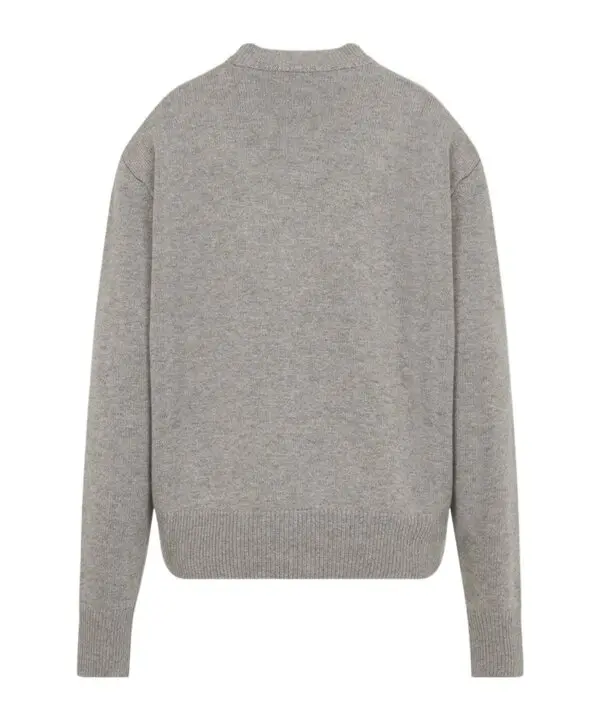 THE FRANKIE SHOP Round Neck Wool Sweatshirt