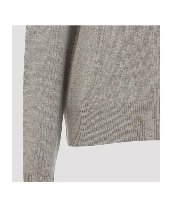 THE FRANKIE SHOP Round Neck Wool Sweatshirt