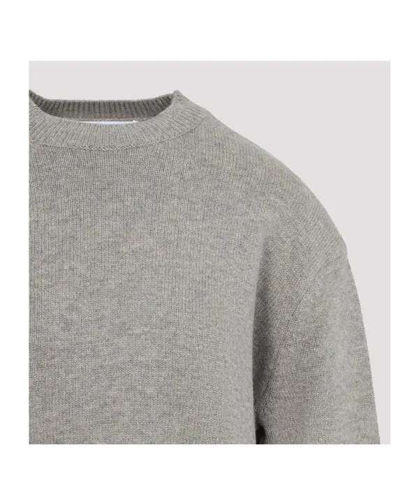 THE FRANKIE SHOP Round Neck Wool Sweatshirt