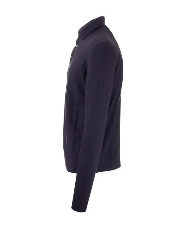 Loro Piana Long Sleeved Knitted Polo Shirt