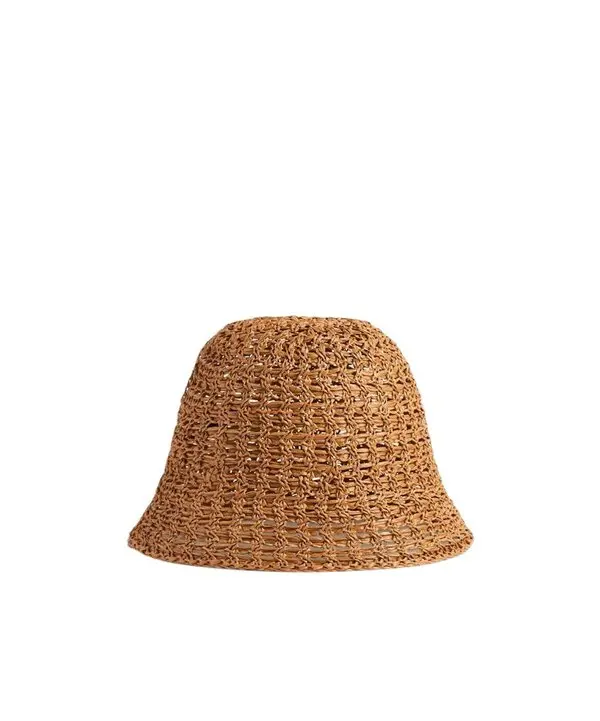 Balenciaga Raffia Bucket Hat