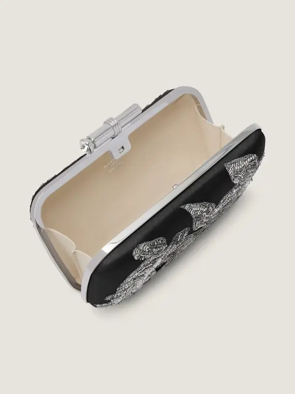 Givenchy Pout Evening Clutch With Sequins Floral Embroideries