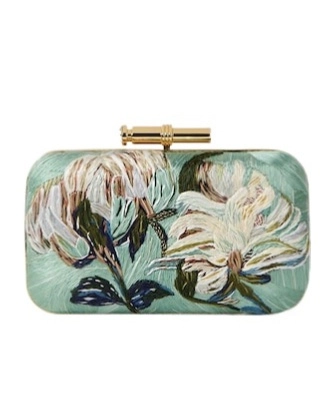 Givenchy Pout Evening Clutch With Floral Embroideries - Multicolor