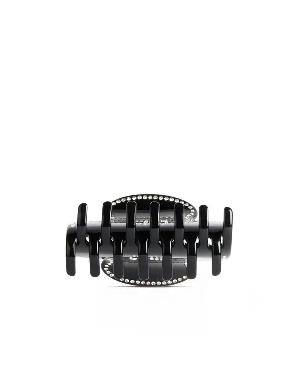 Balenciaga Bb Logo Crystal Hair Clips