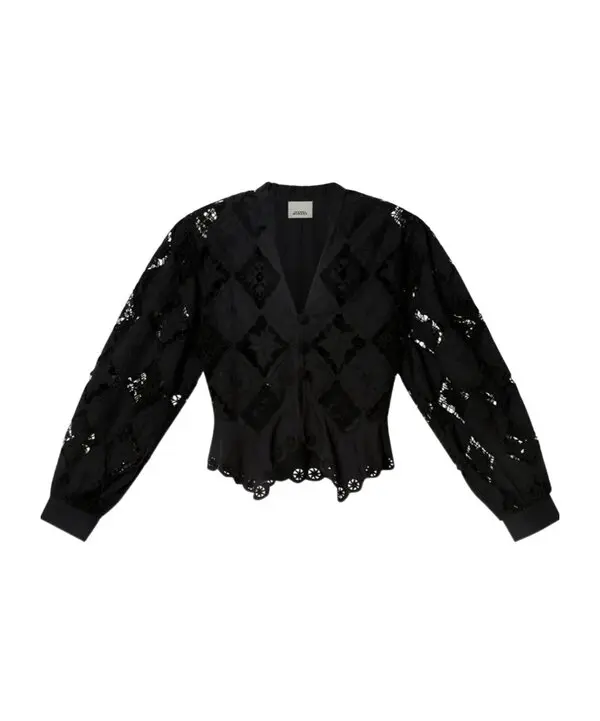 Isabel Marant Étoile Diamond Pattern Cover-up - Black