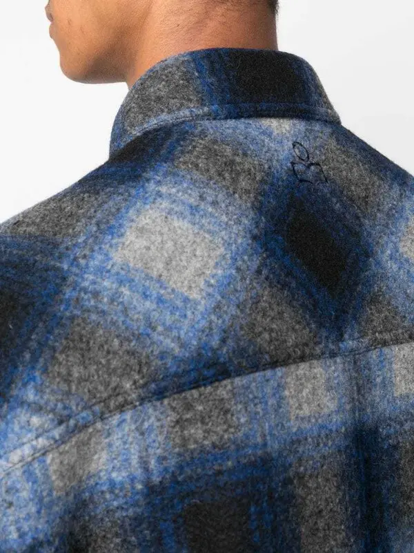 Isabel Marant Étoile Plaid-check Long Coat