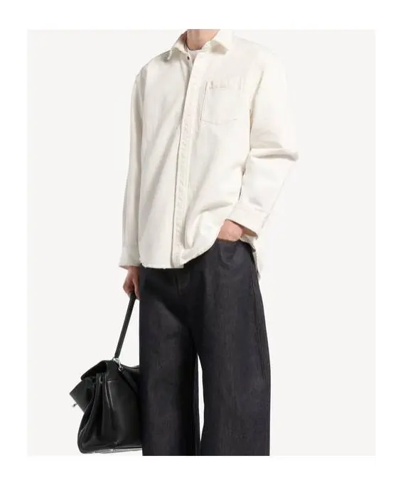 Balenciaga Denim Long Sleeve Shirt