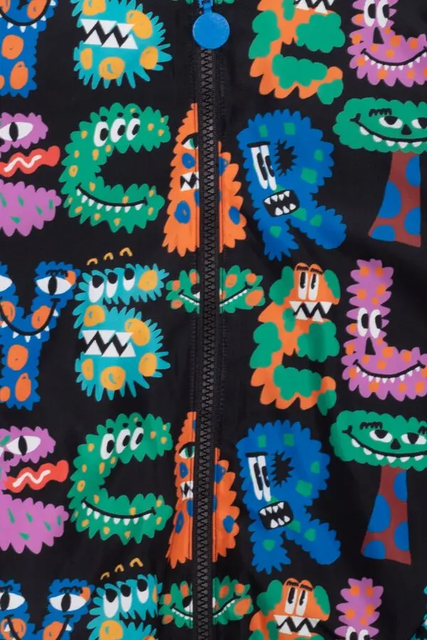 Stella McCartney Long-sleeved Printed Jacket With Removable Hood