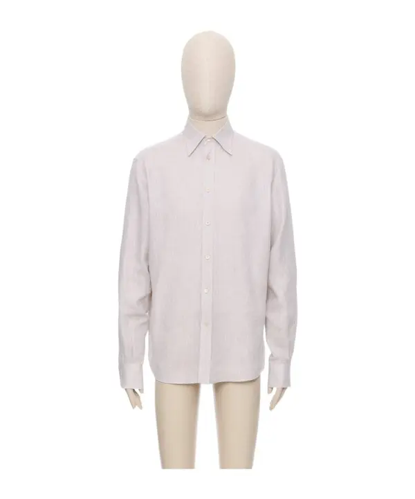 Valentino Garavani Linen Shirt With Vlogo Embroidery - Agata