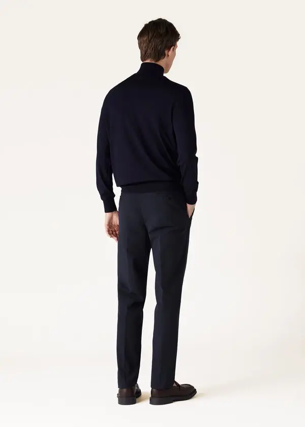 Loro Piana Freshly Cut Wool Semi-zipper Sweater