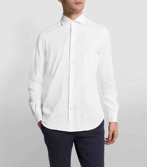 Loro Piana Collared Long-sleeved Shirt
