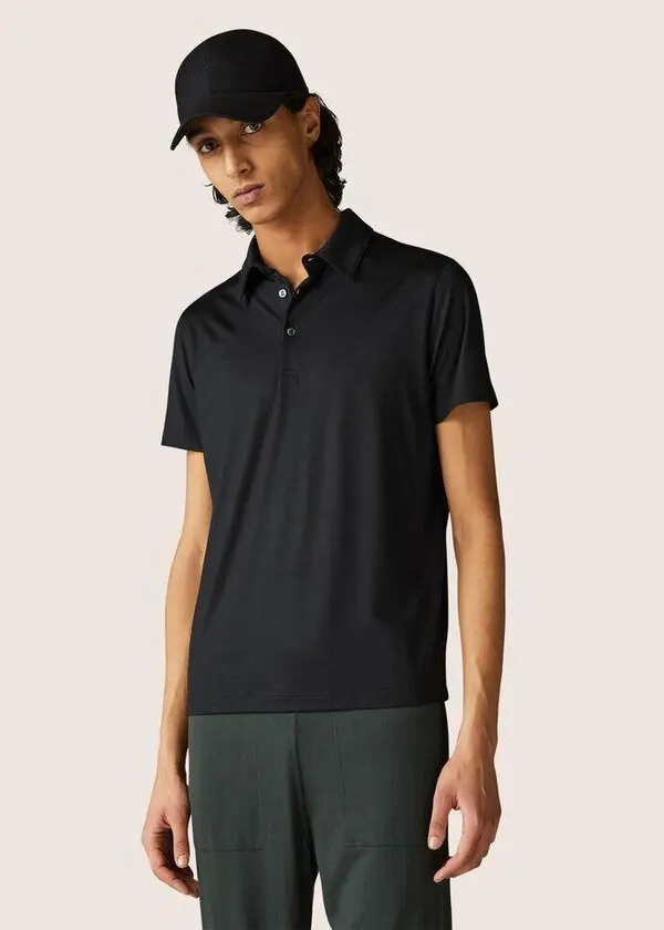 Loro Piana Logo Short-sleeved Polo Shirt