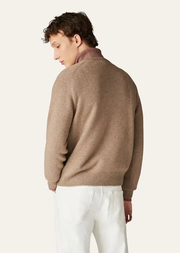 Loro Piana V-neck Cashmere Long-sleeved Sweater