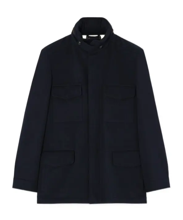 Loro Piana Traveler Field Jacket - Navy Blue