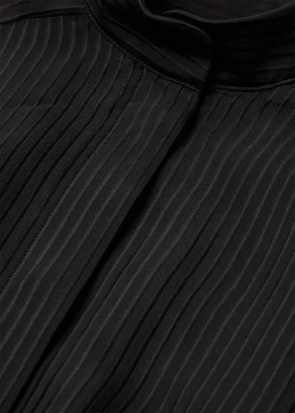 Loro Piana Lillian Jacket With Striped Pattern And Metal Button Details