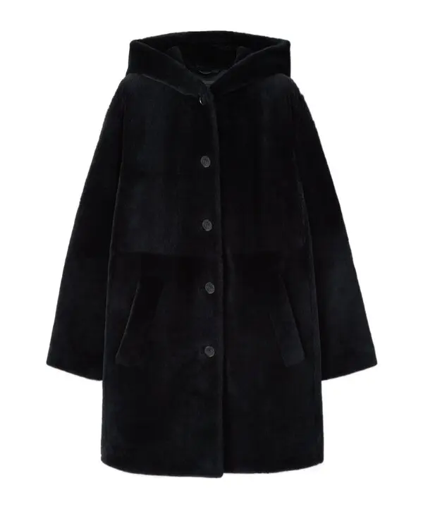 Loro Piana Herv Parka - Navy Blue