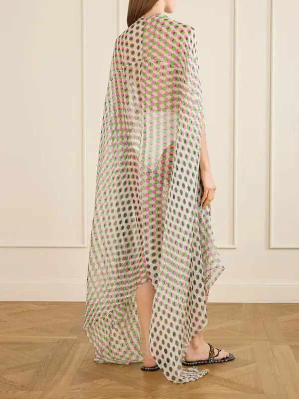 Dries Van Noten Polka Dot Maxi Dress
